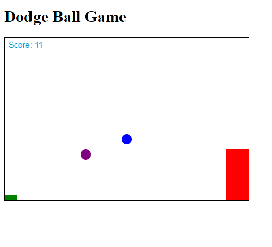 Simple Dodge Ball Game Using Jquery In Javascript Free Source Code Sourcecodester